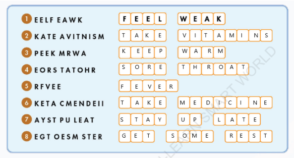 Lesson 2 - Unit 2. Health - SBT Tiếng Anh 7 iLearn Smart World